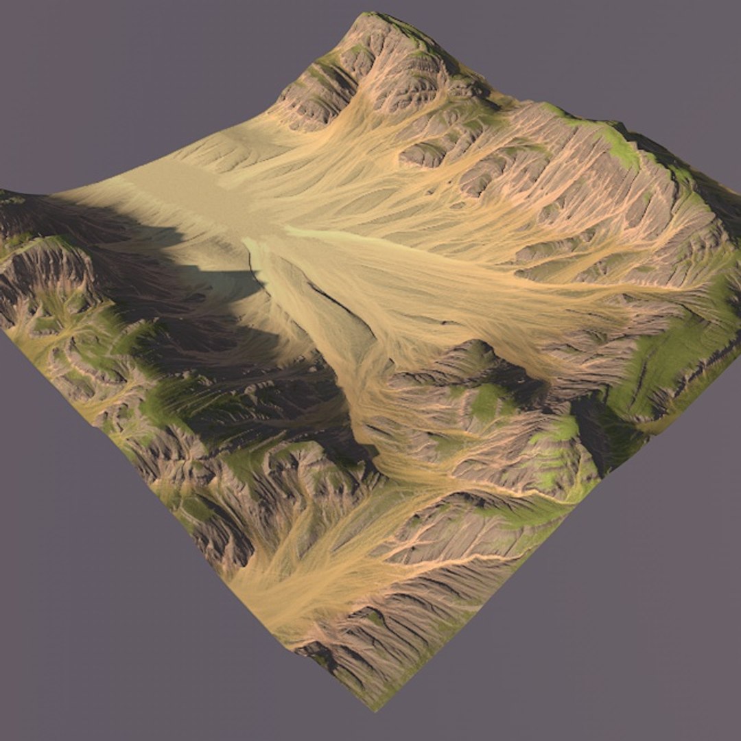 Mountain Maps Terrain Blend