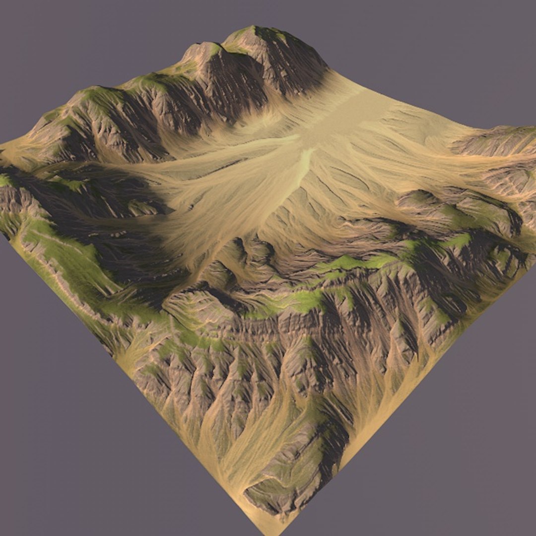 Mountain Maps Terrain Blend