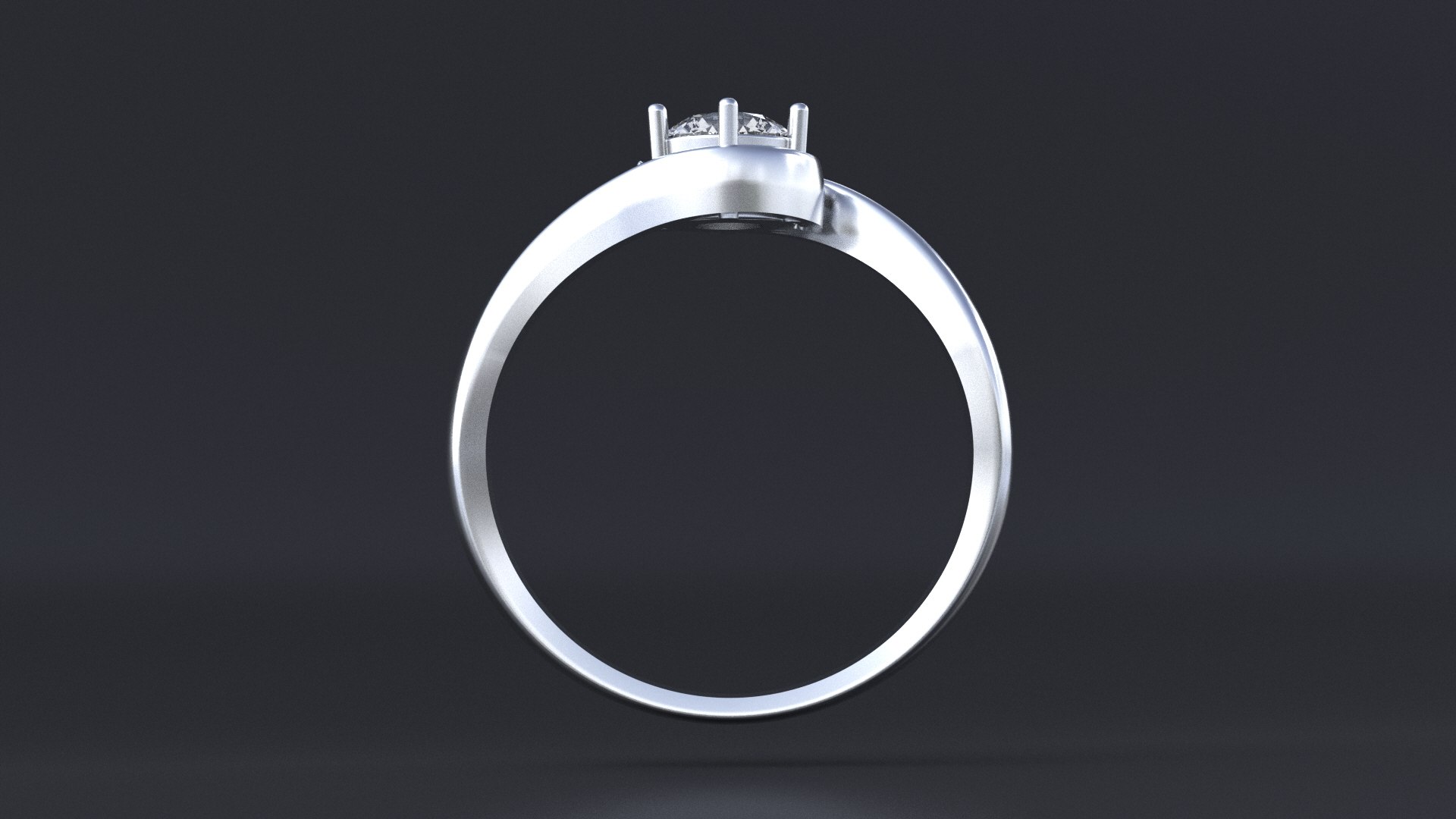 Engagement Ring 3D Print Model Model - TurboSquid 1915227