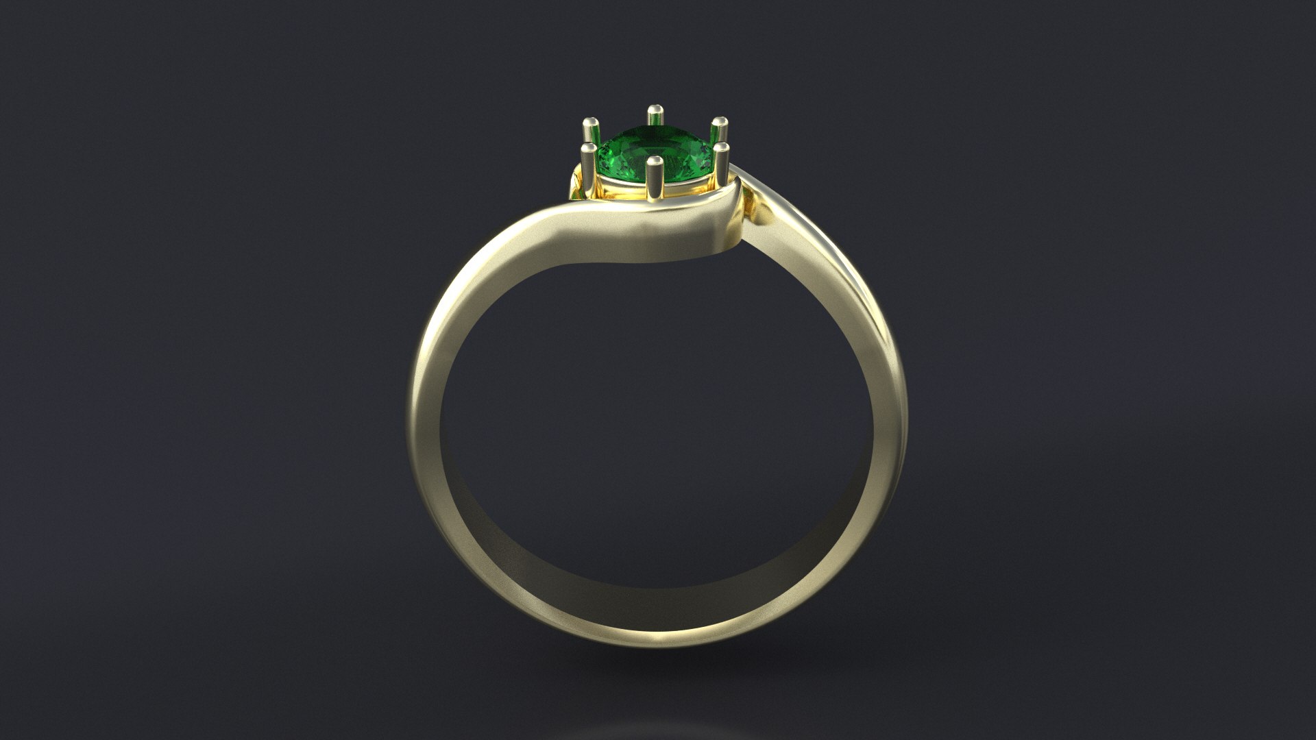Engagement Ring 3D Print Model Model - TurboSquid 1915227