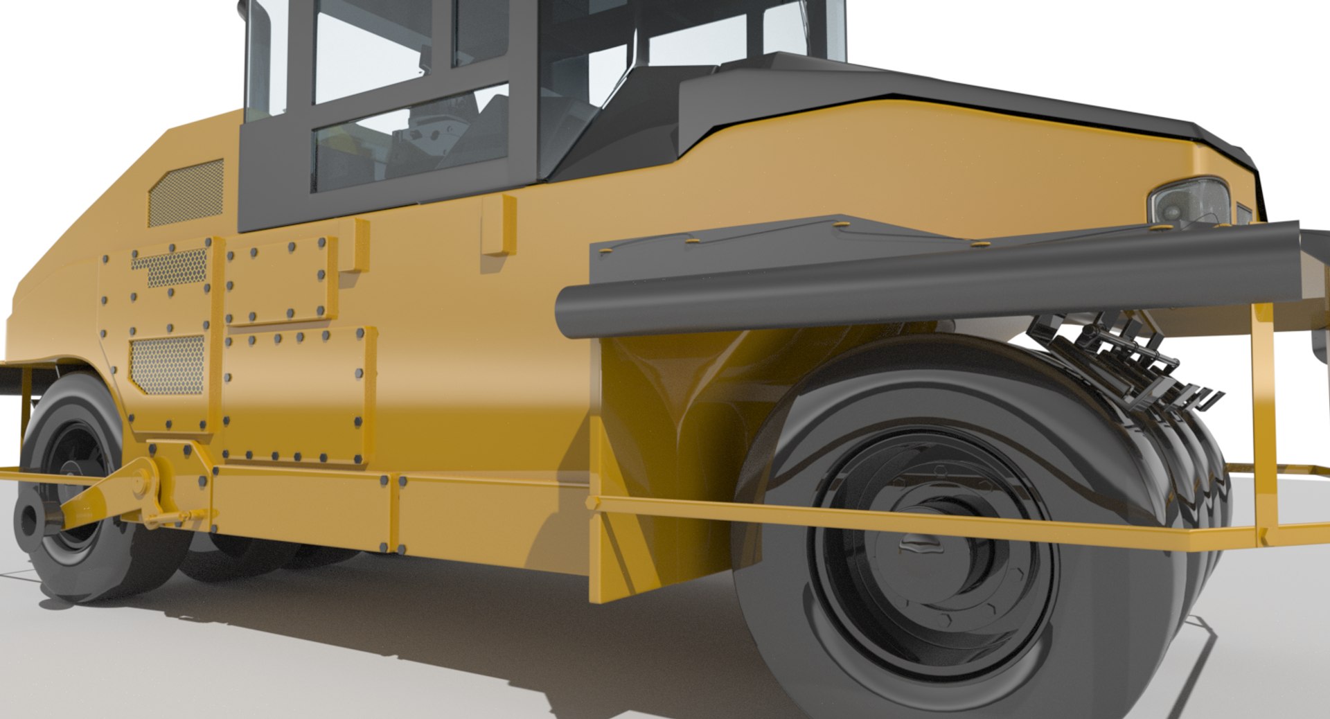 3d Pneumatic Roller Model