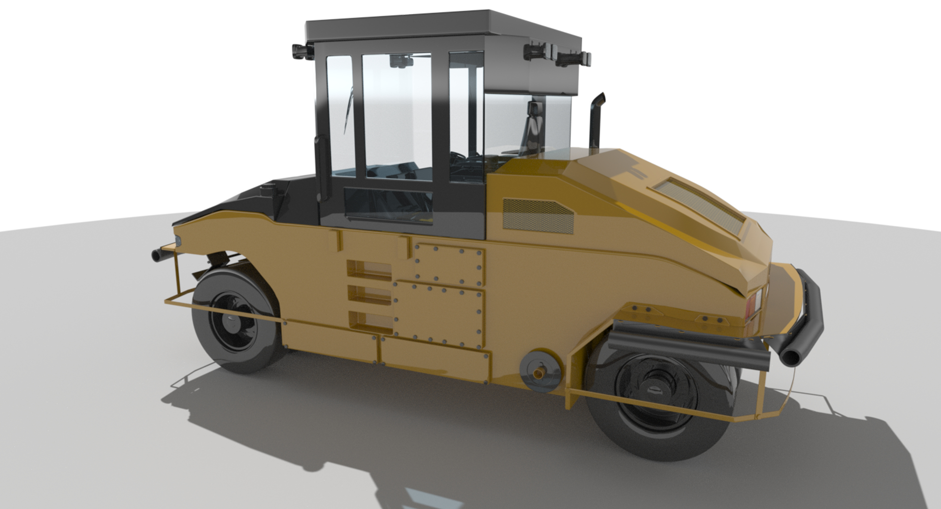 3d Pneumatic Roller Model