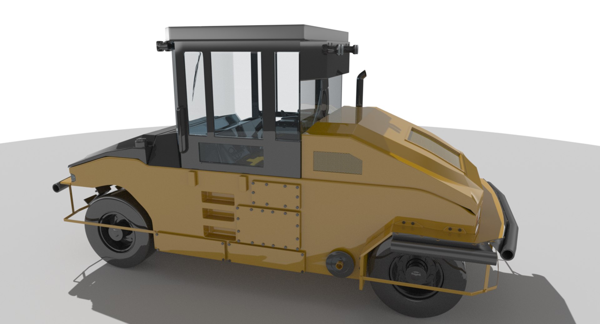 3d Pneumatic Roller Model