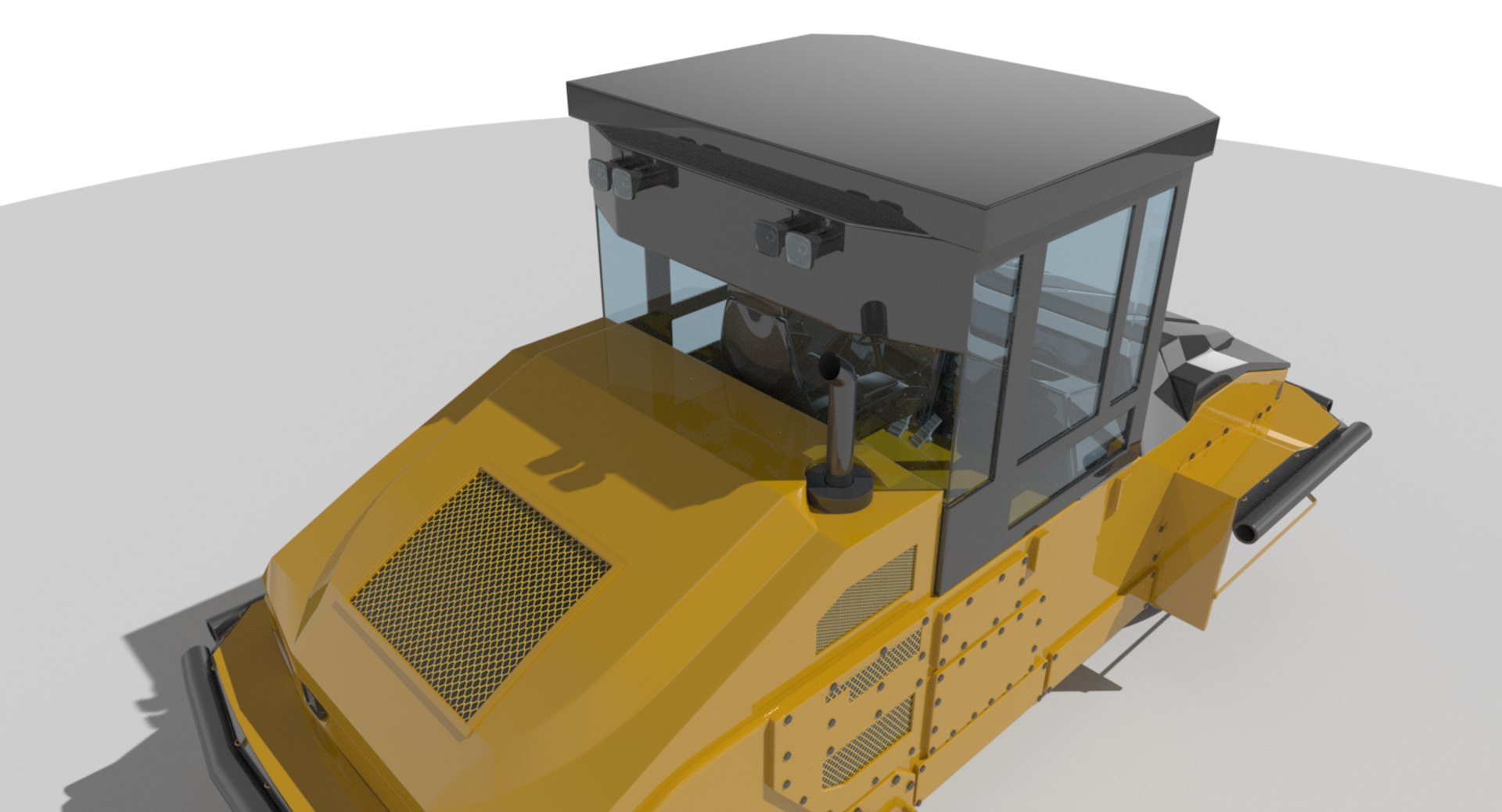 3d Pneumatic Roller Model