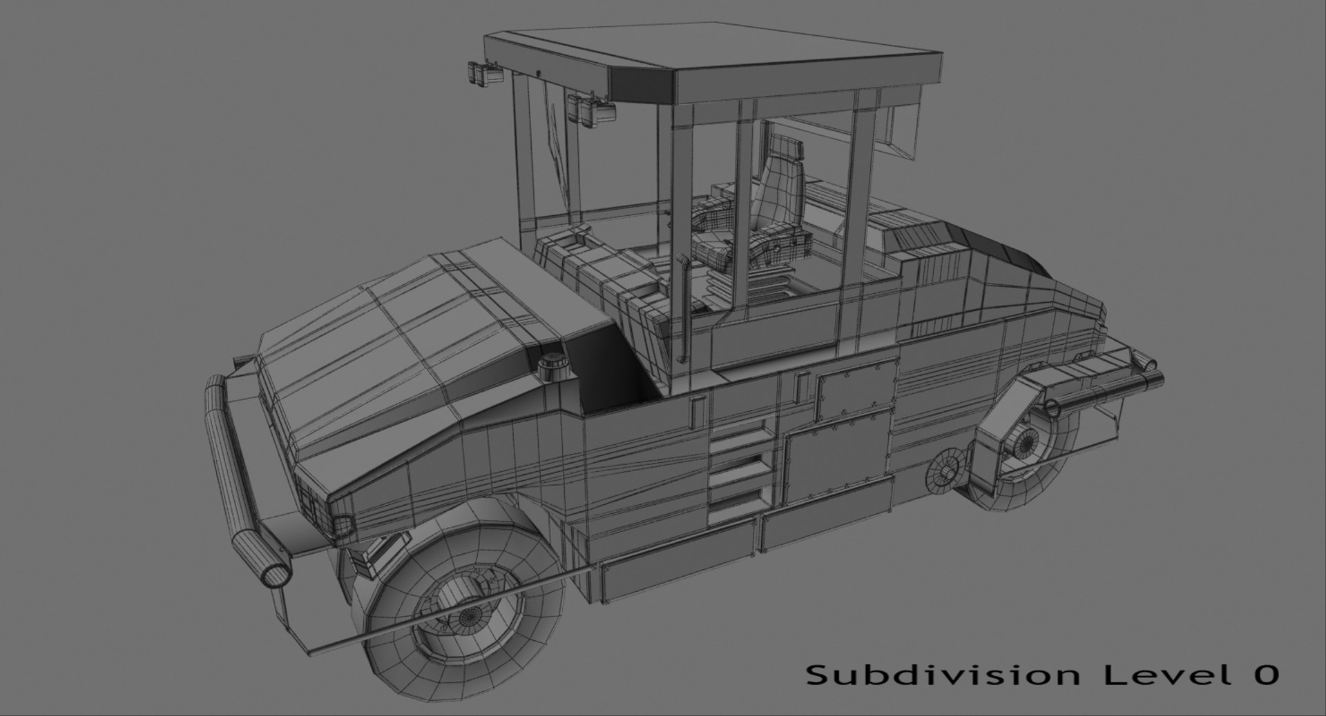 3d Pneumatic Roller Model