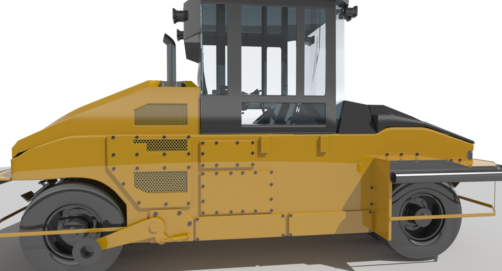 3d Pneumatic Roller Model