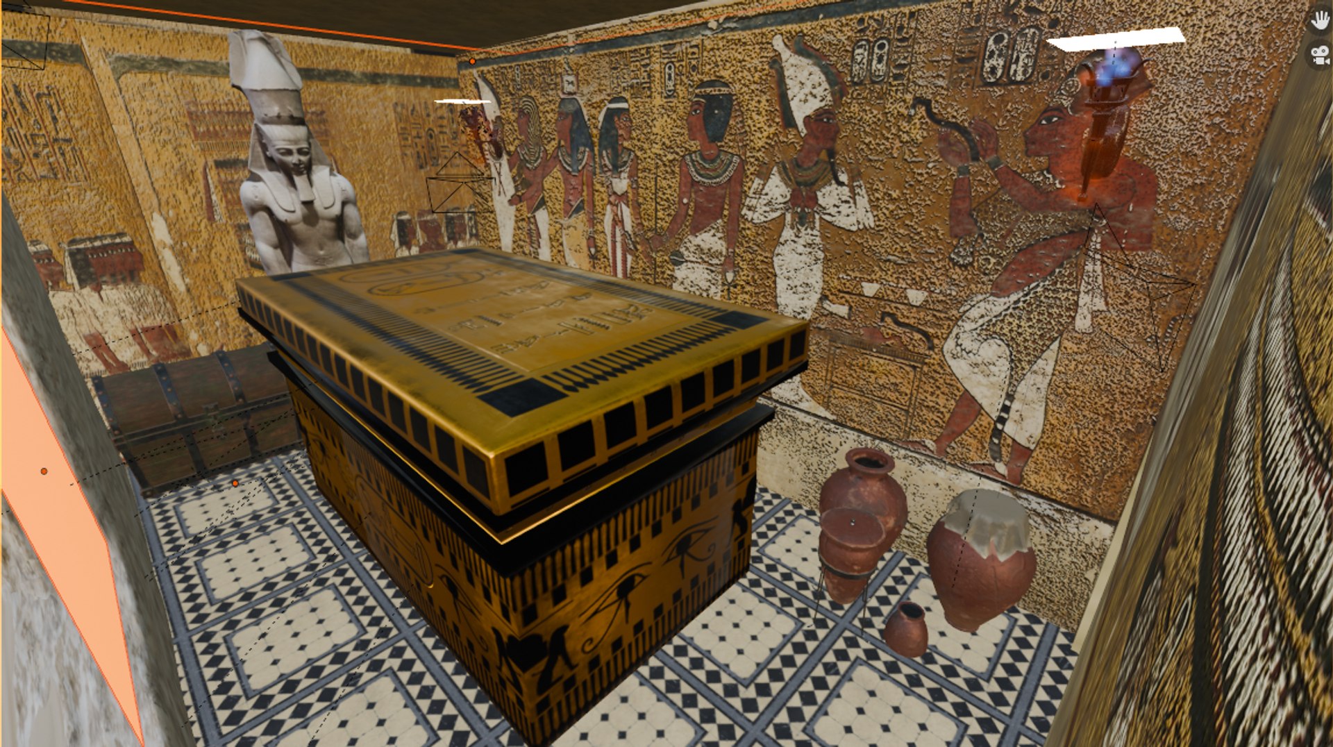Tutankhamun Tomb 3D Model - TurboSquid 2199032