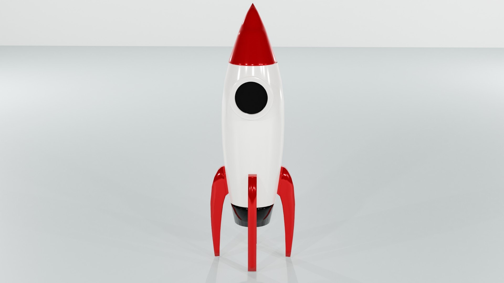 3D Cartoon Rocket Model - TurboSquid 1932480