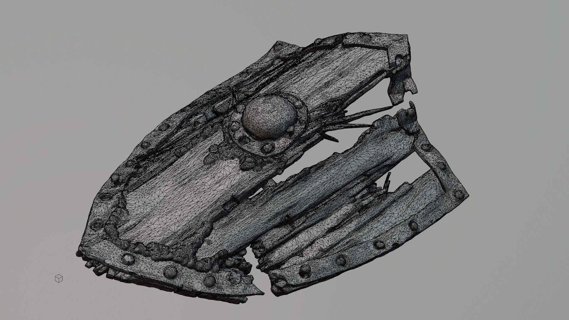 Rotten Shield Model - TurboSquid 2133466