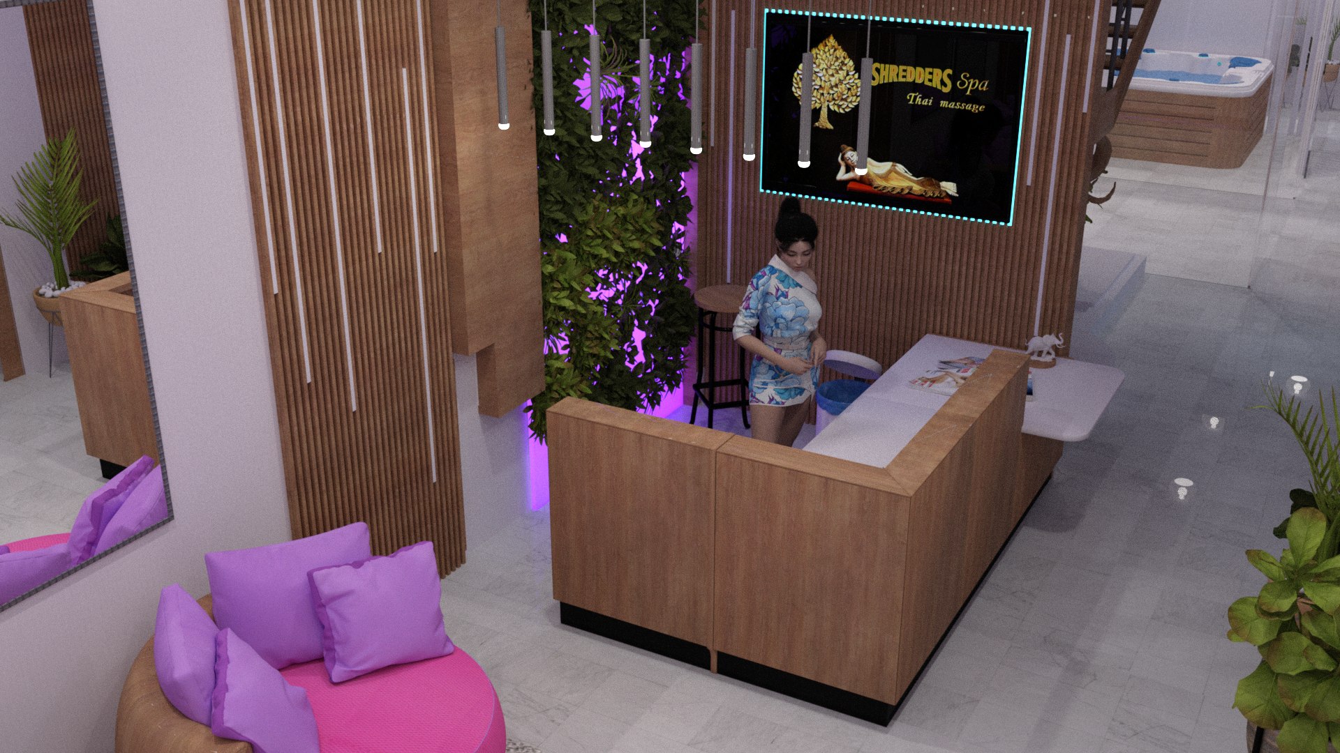 3D Thai Spa - TurboSquid 2024991