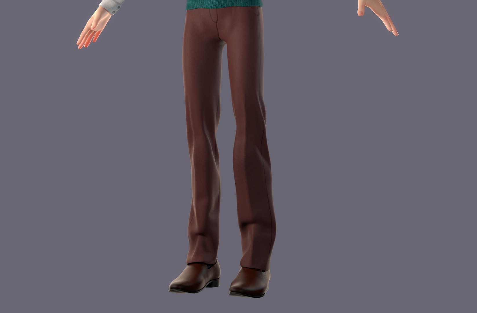 Cartoon men with binding 3D model - TurboSquid 1833692