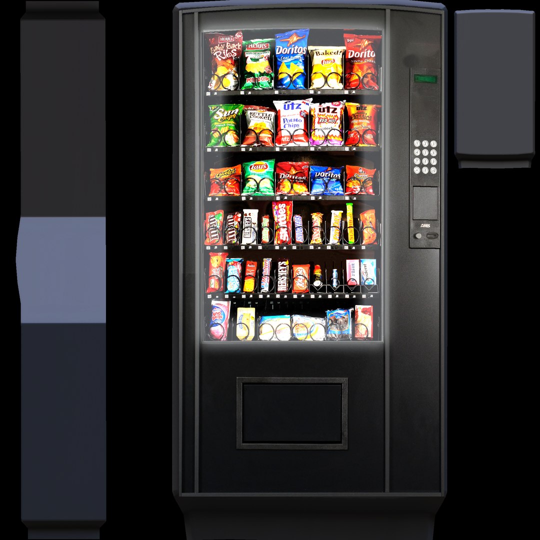Vending Machine 3D Model - TurboSquid 1916629