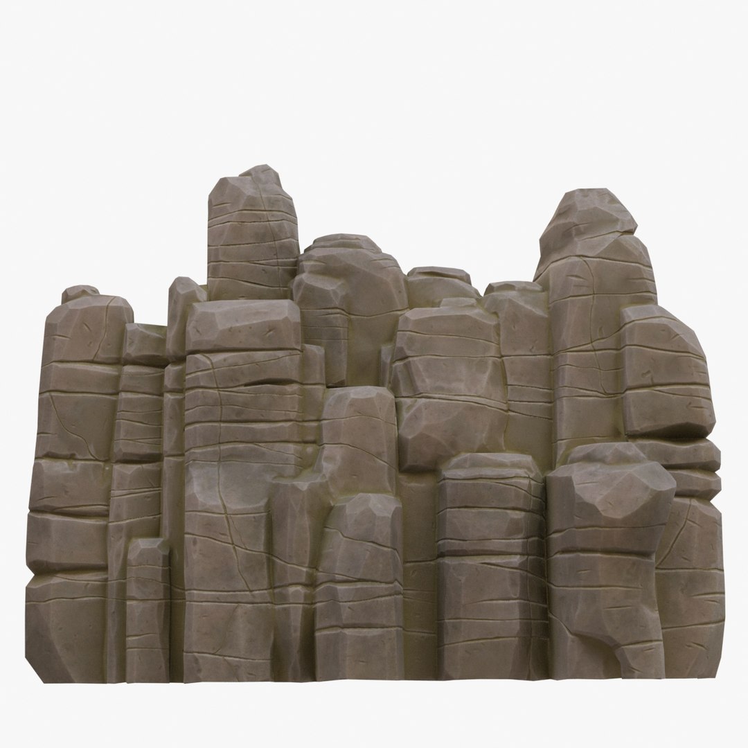 Cartoon Stone Model - TurboSquid 1385059