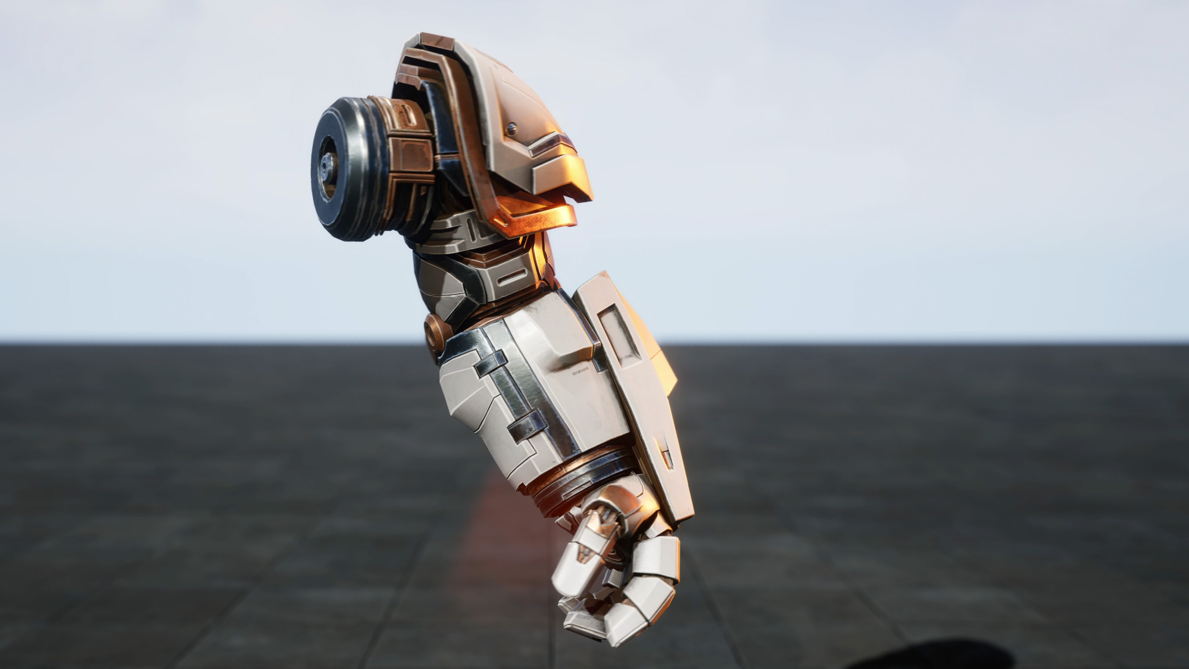 3D модель mechanical arm robot hand for a huge fat Mech 3D CG model Low ...