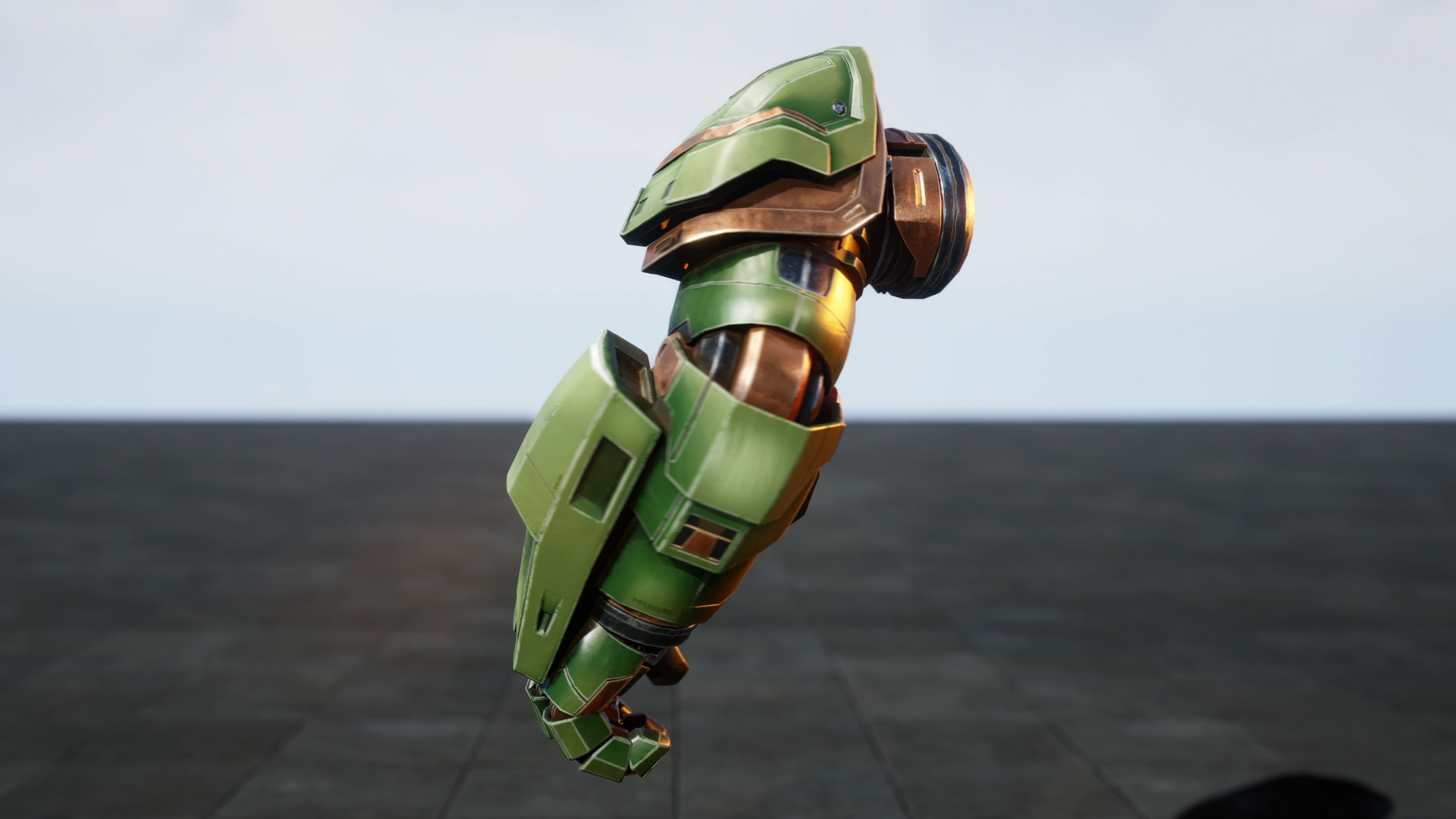 Mechanical arm robot hand for a huge fat Mech 3D CG model Low-poly 3D ...