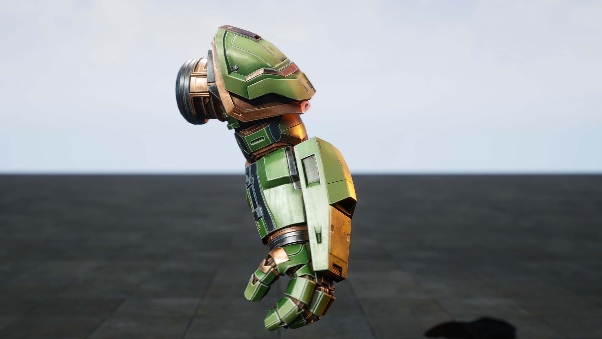 Mechanical Arm Robot Hand For A Huge Fat Mech 3D CG Model Low-poly 3D ...