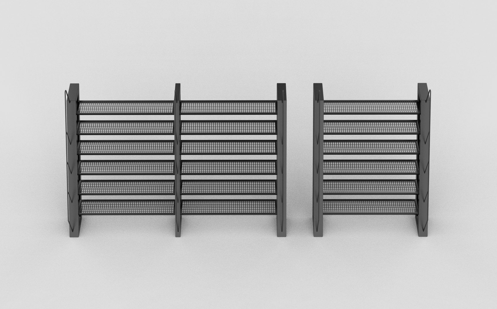 Steel Staircase 3D Model 3D Model - TurboSquid 2340712
