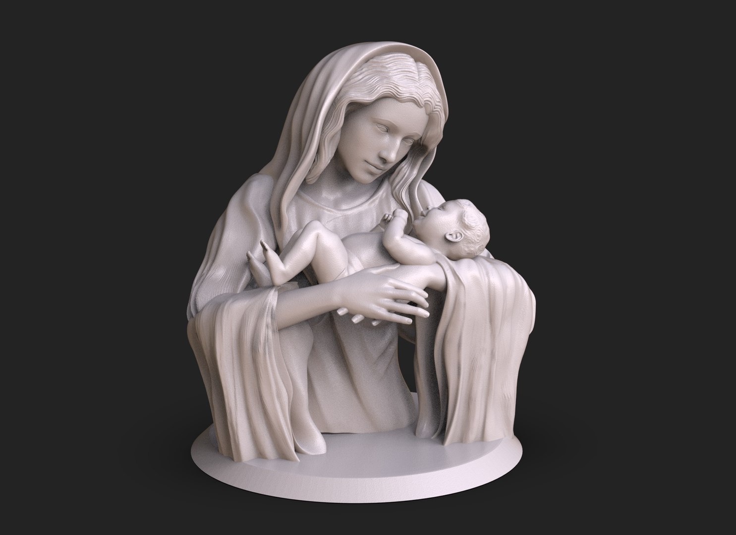 3D Model Mother Sculpture - TurboSquid 2206456