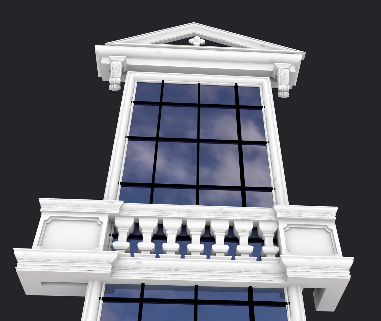3d Model Window Modeled Classic