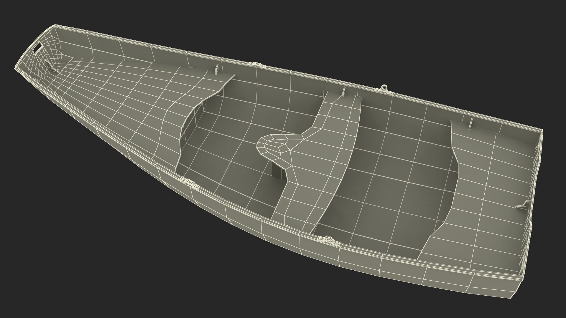 3D Pram Boat - TurboSquid 2170456