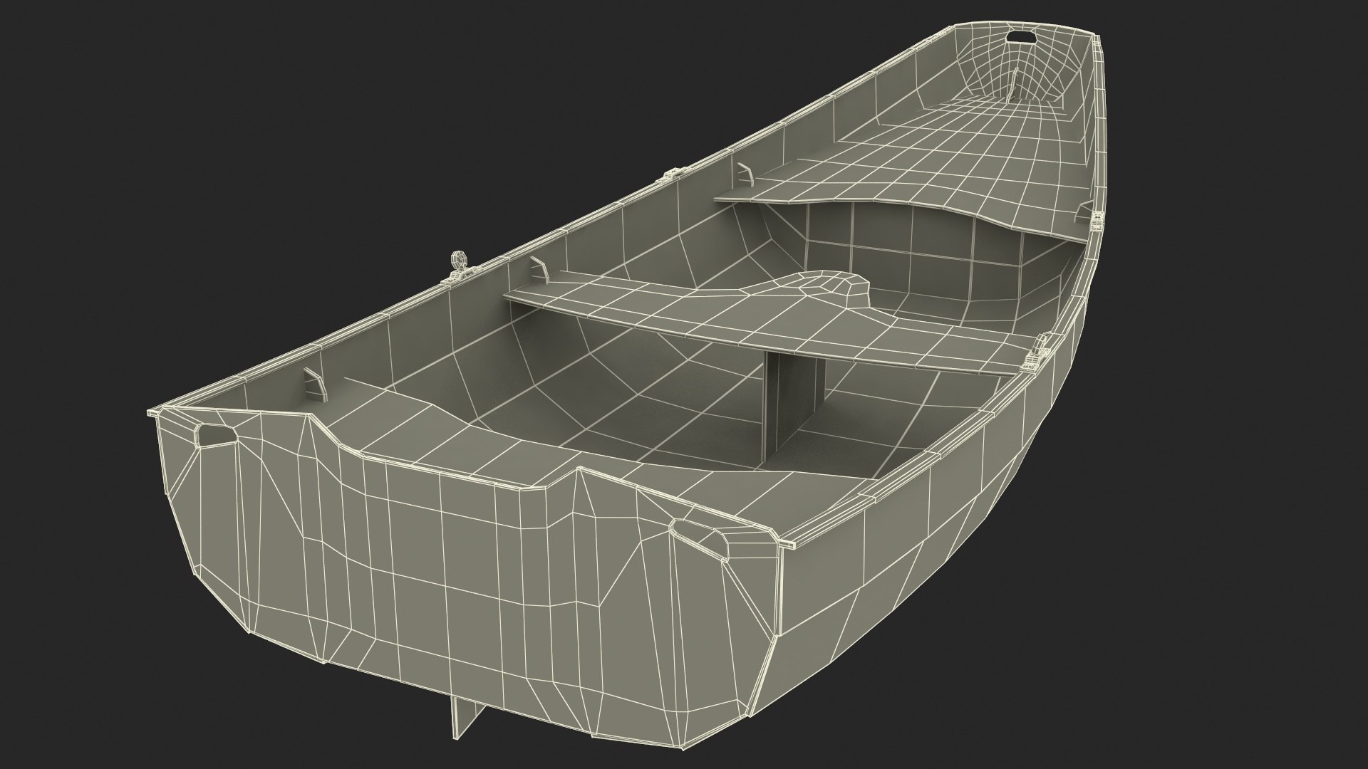 3D Pram Boat - TurboSquid 2170456