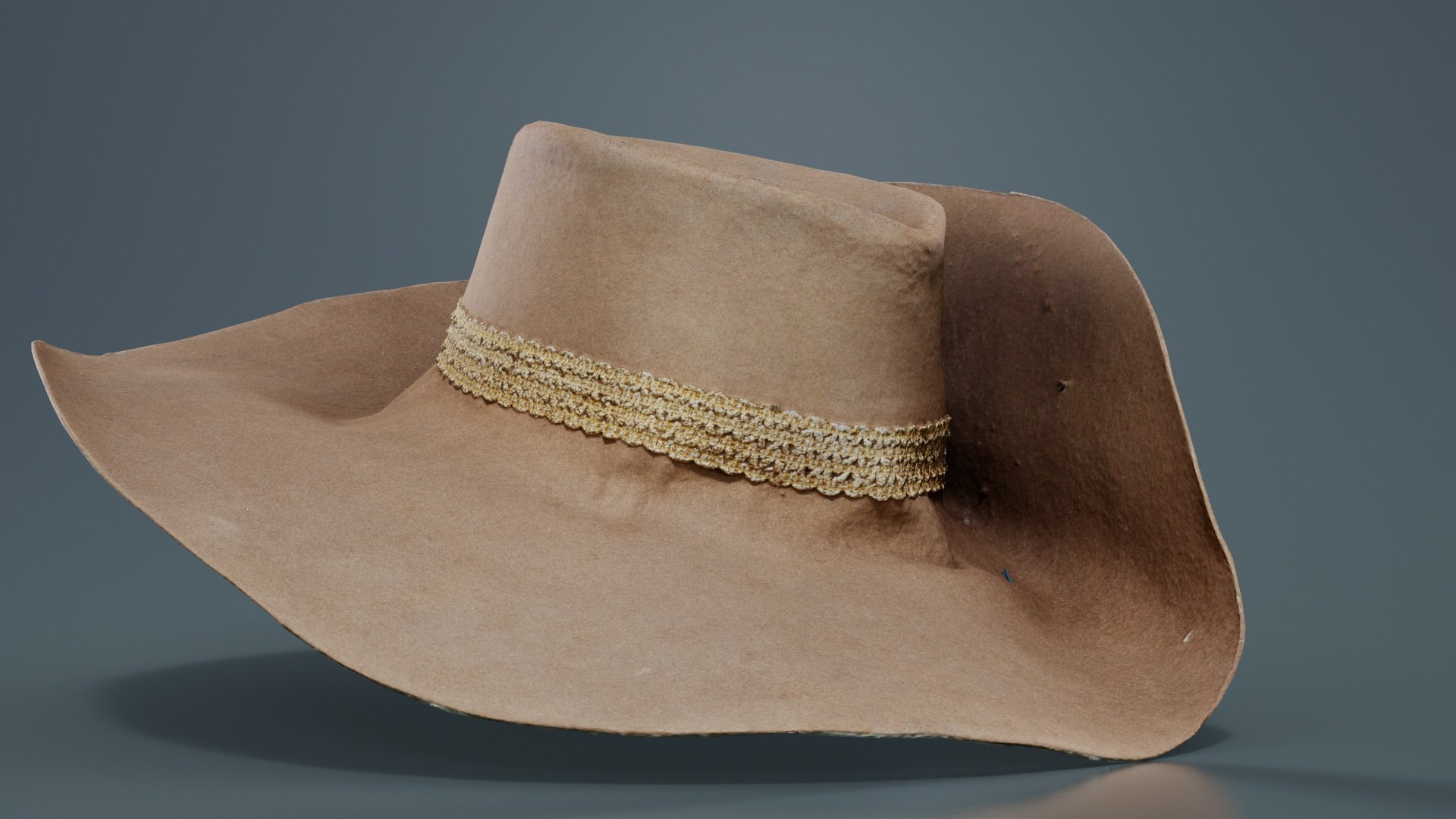 Gold Strip Hat Remastered 3D Model - TurboSquid 2360067