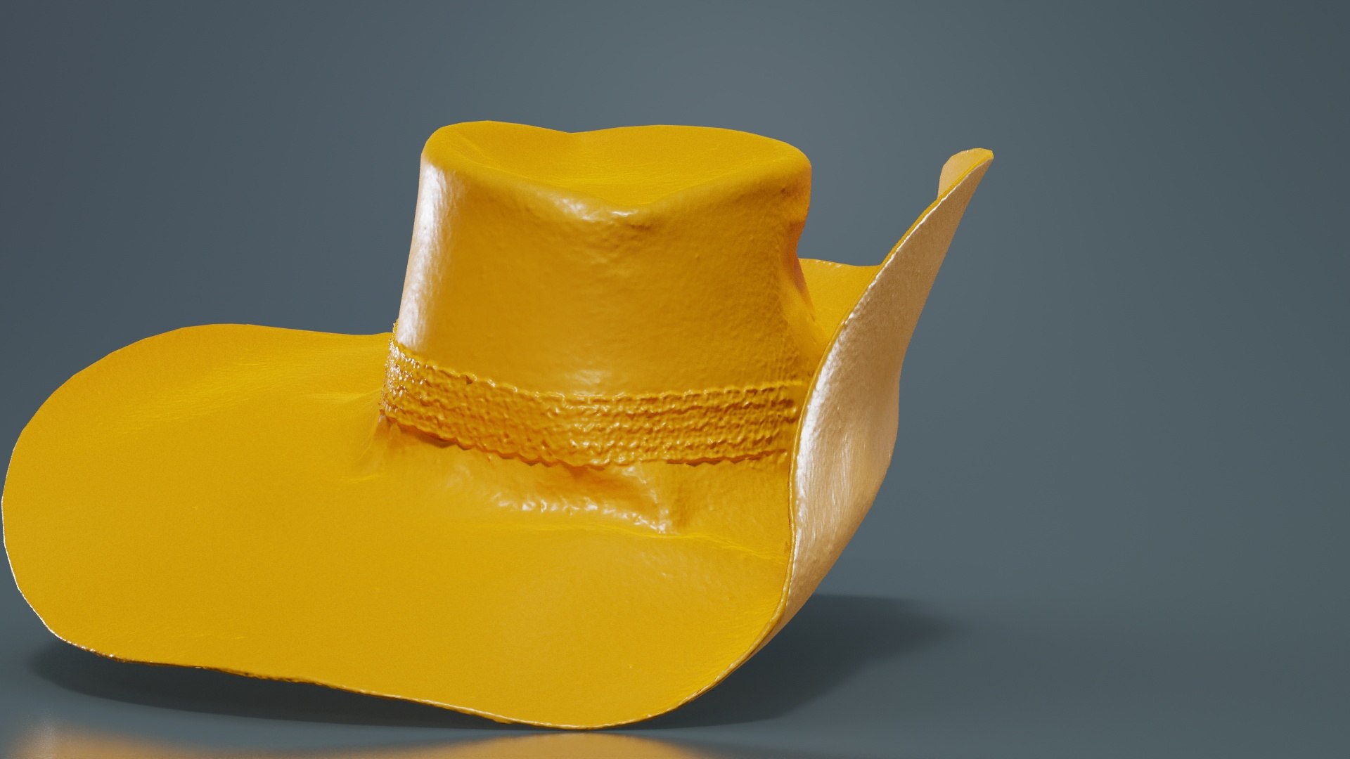Gold Strip Hat Remastered 3D Model - TurboSquid 2360067