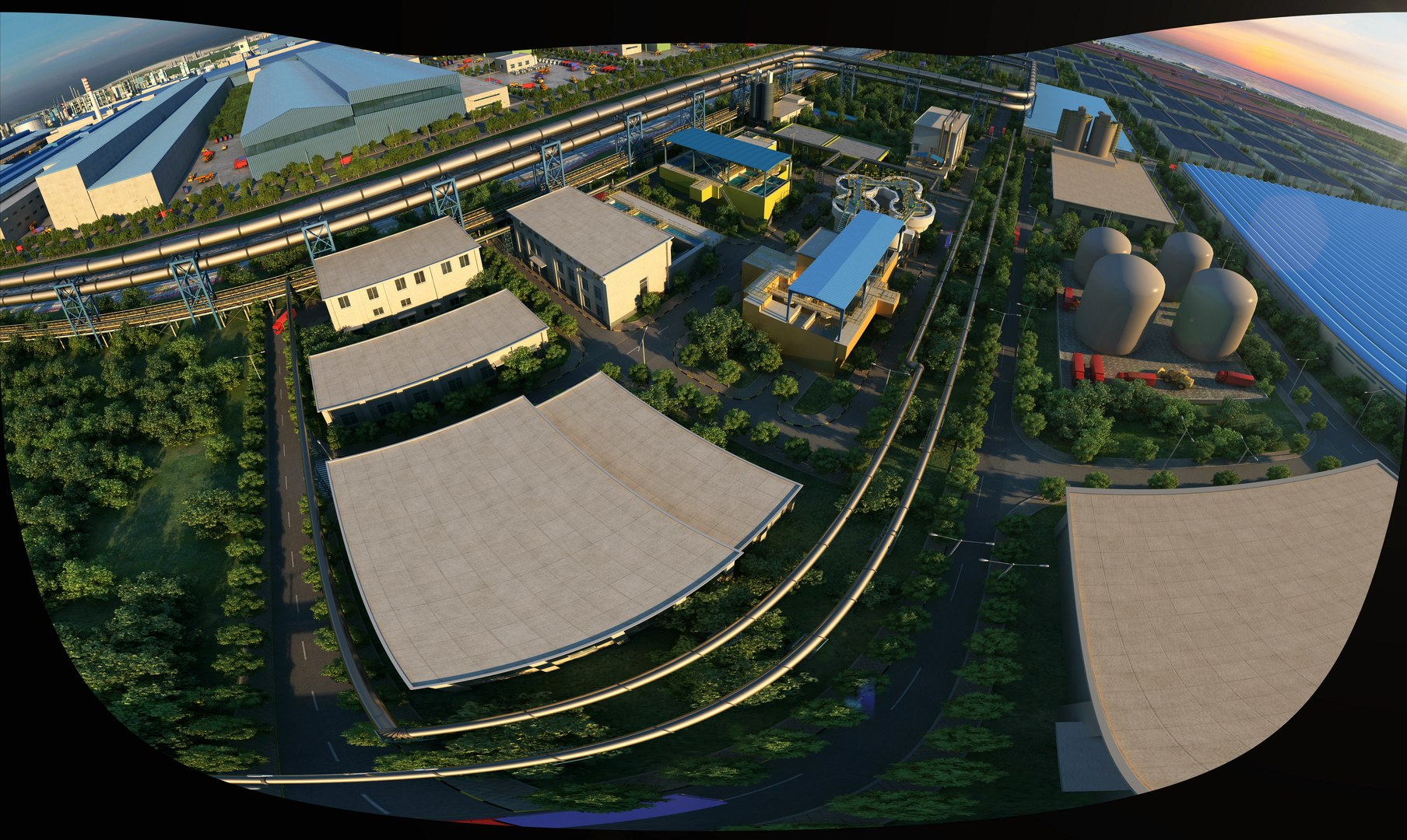 Industrial Factory Chemical Plant Model - TurboSquid 2005054
