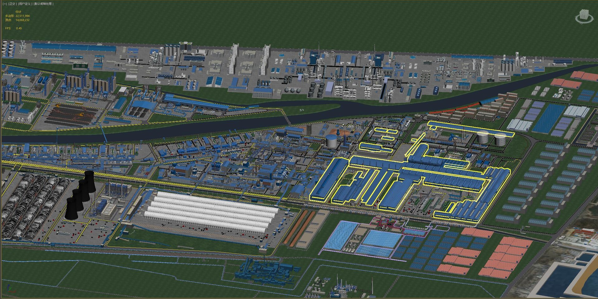 Industrial Factory Chemical Plant Model - TurboSquid 2005054