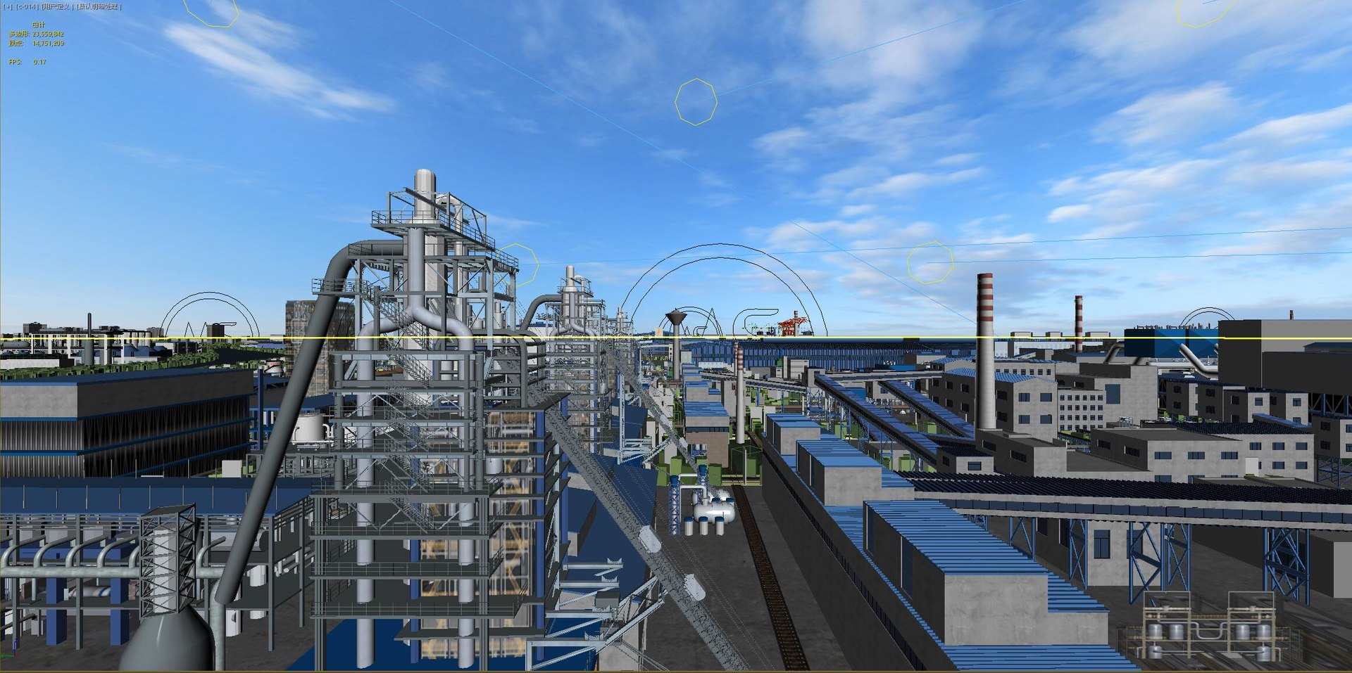 Industrial Factory Chemical Plant Model - TurboSquid 2005054
