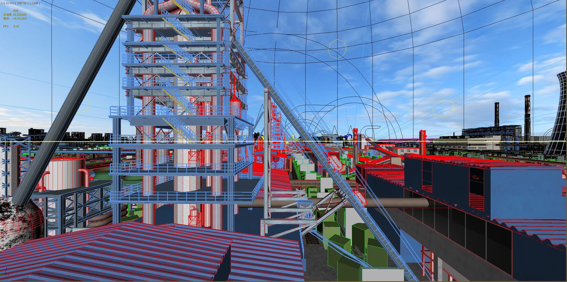 Industrial Factory Chemical Plant Model - TurboSquid 2005054