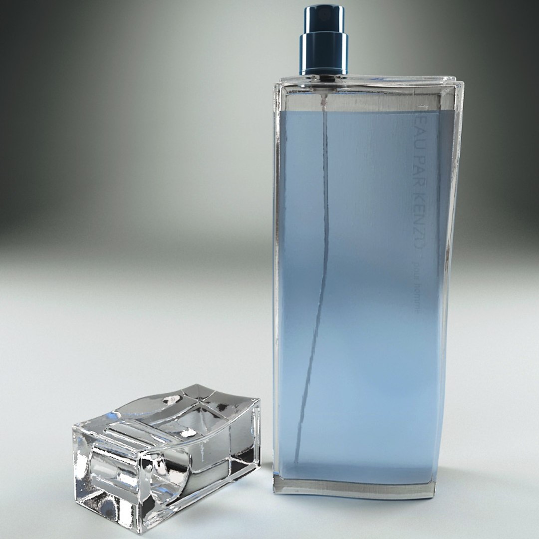 perfumes set end 3d c4d
