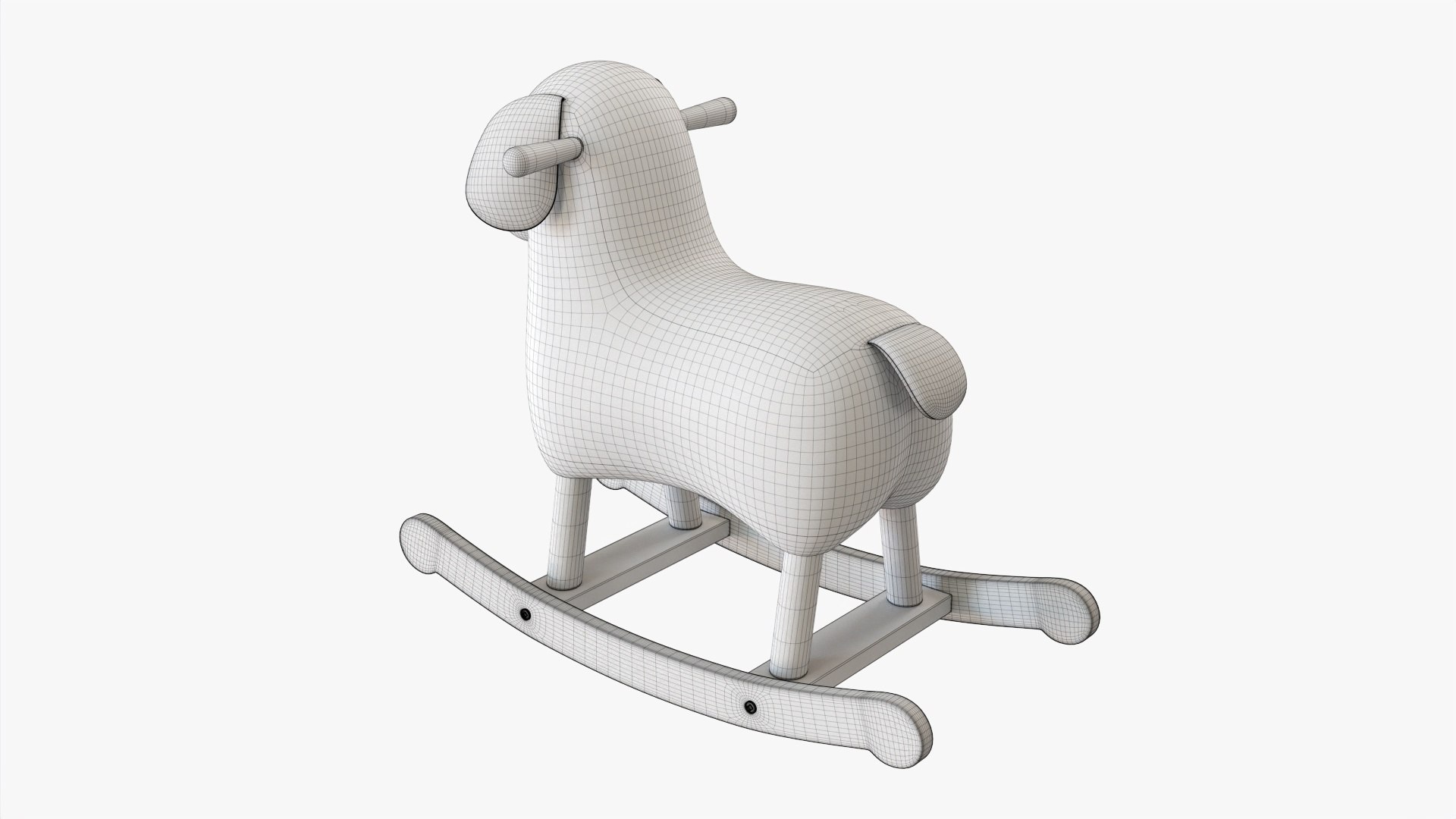 Rocking Lamb Ride-on Model - TurboSquid 1842207