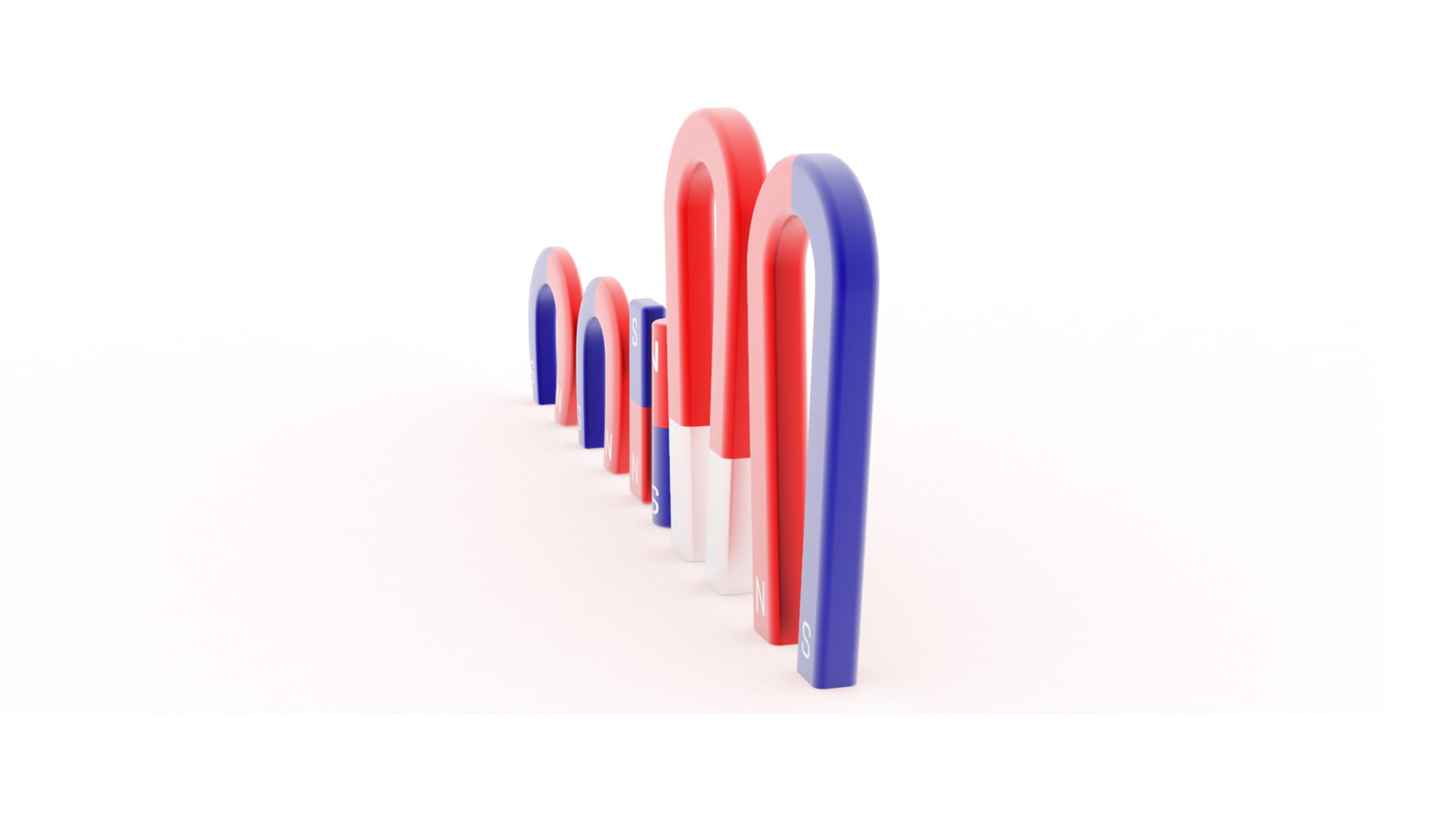 3D Magnet Set V001 - TurboSquid 2253010