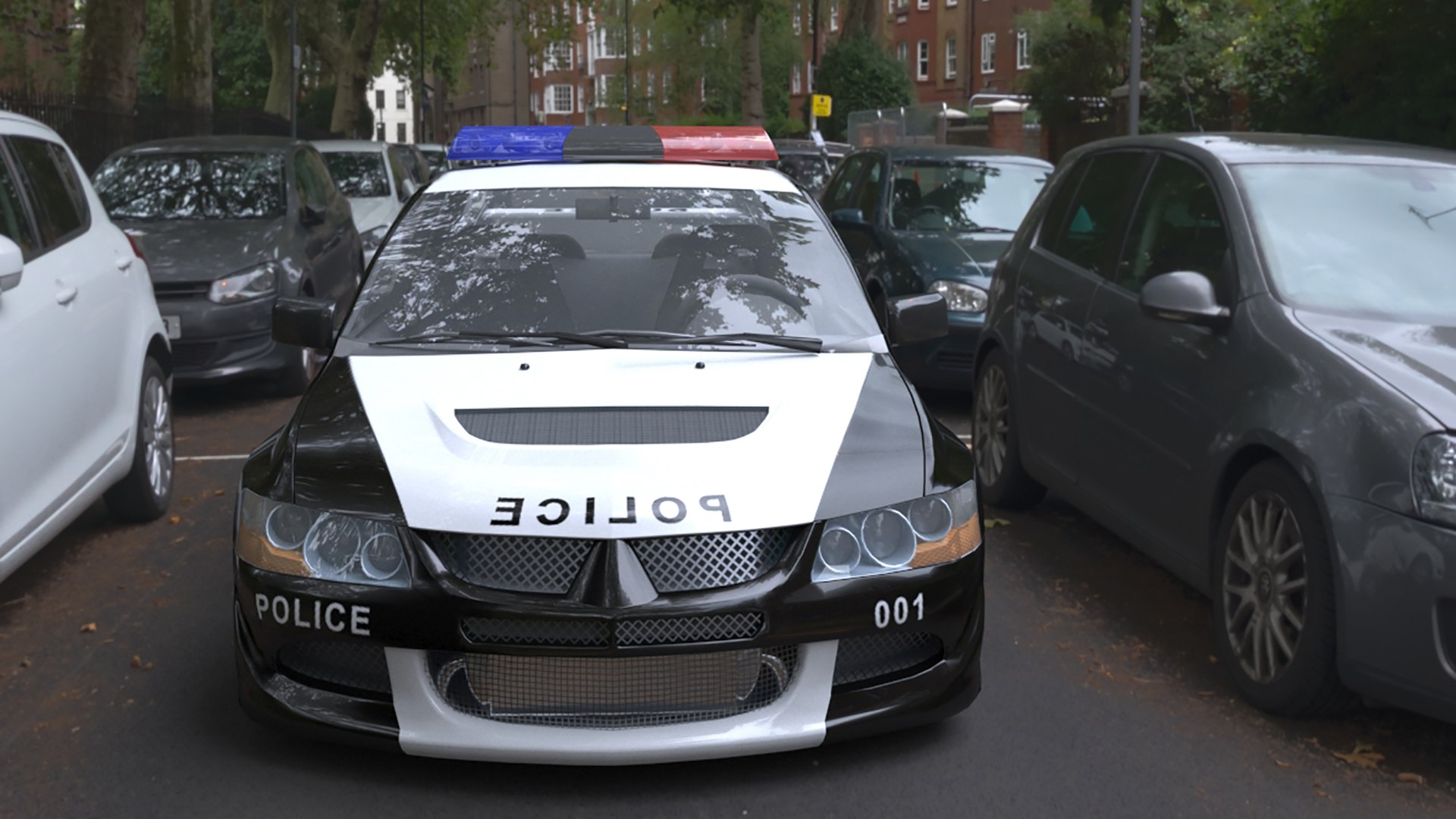 3D Modern Police Patrol Interceptor Cop Car model - TurboSquid 1823671