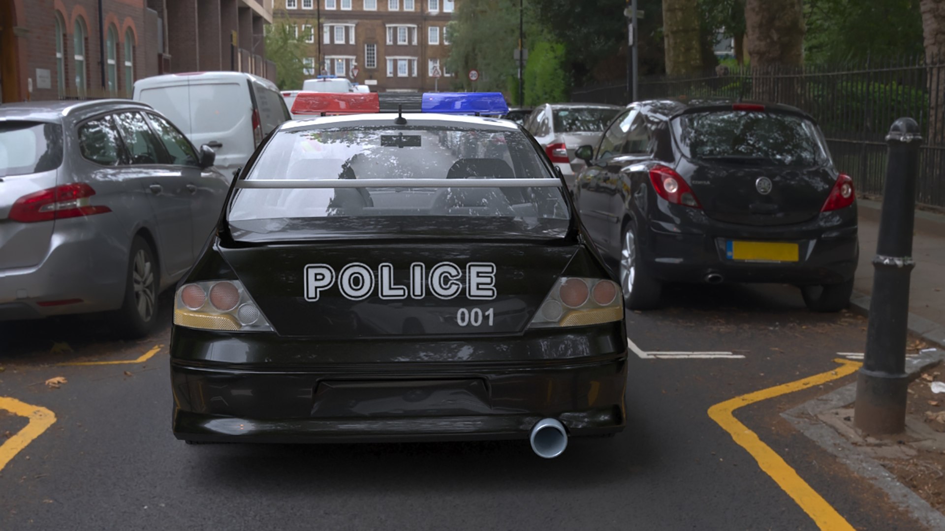 3D Modern Police Patrol Interceptor Cop Car model - TurboSquid 1823671