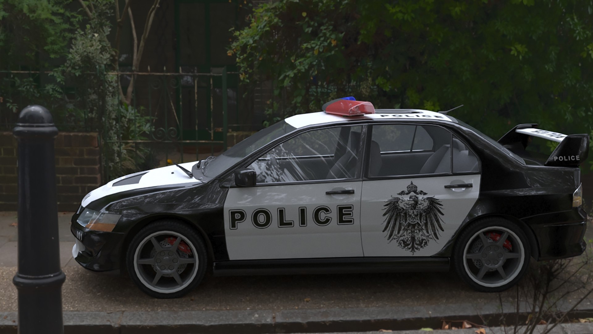 3D Modern Police Patrol Interceptor Cop Car model - TurboSquid 1823671