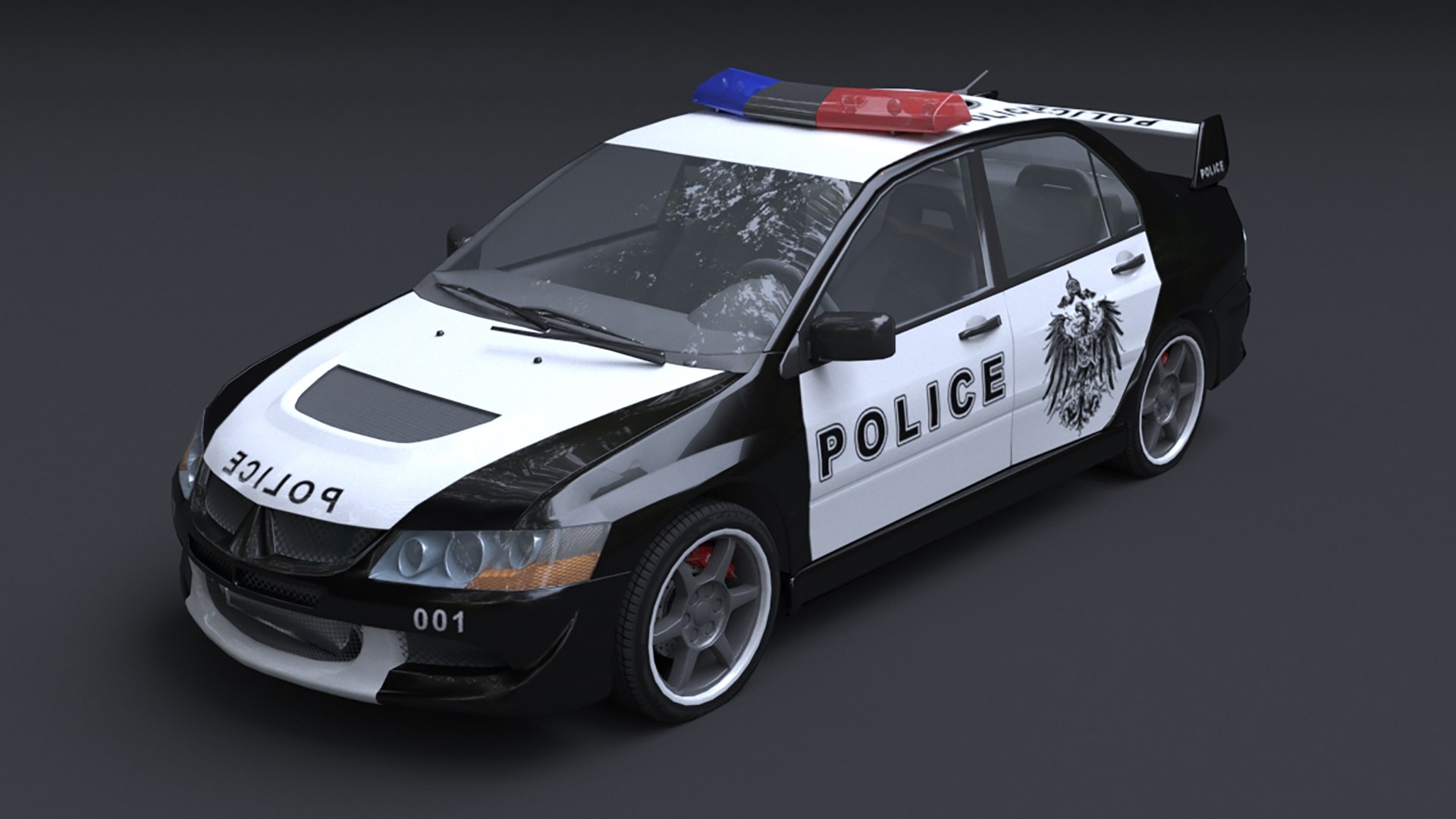 3D Modern Police Patrol Interceptor Cop Car model - TurboSquid 1823671