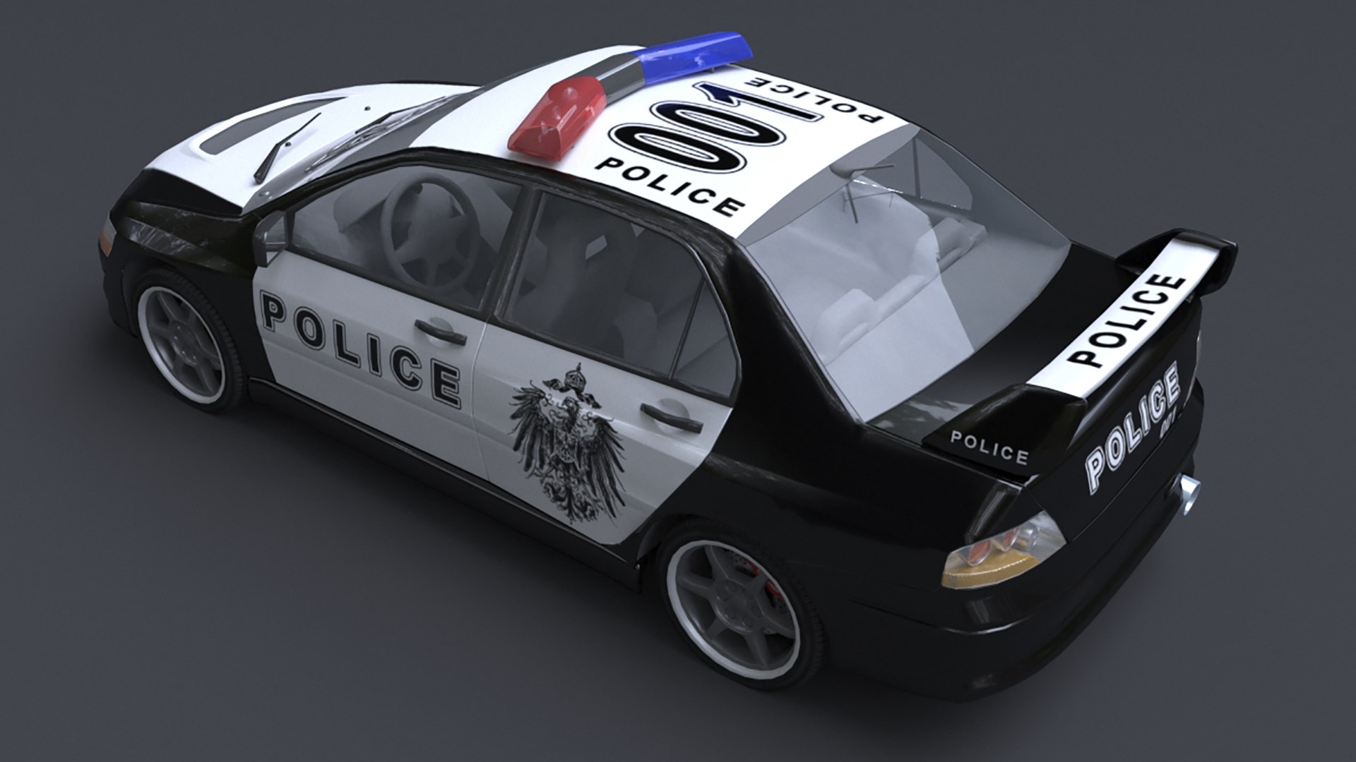 3D Modern Police Patrol Interceptor Cop Car model - TurboSquid 1823671