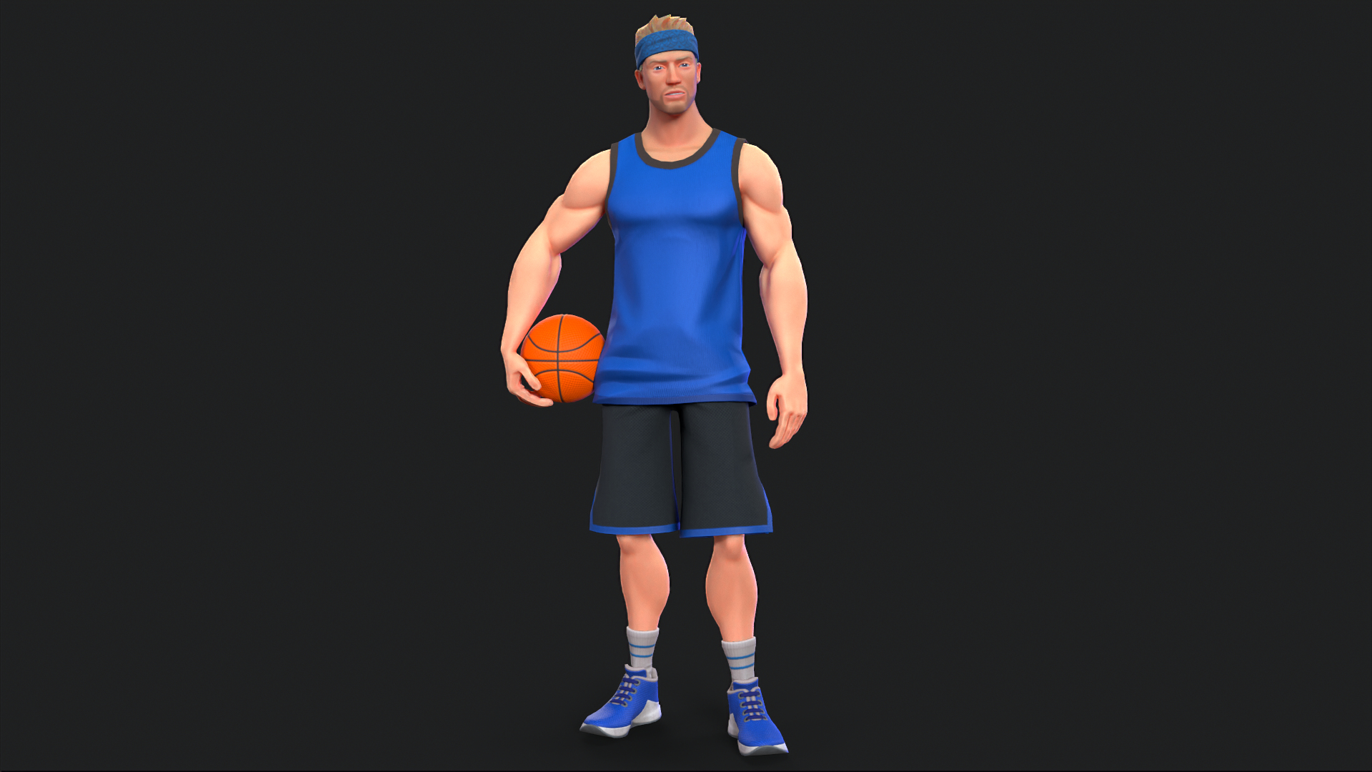 3D Basketball Stylized White Player Model - TurboSquid 1874182