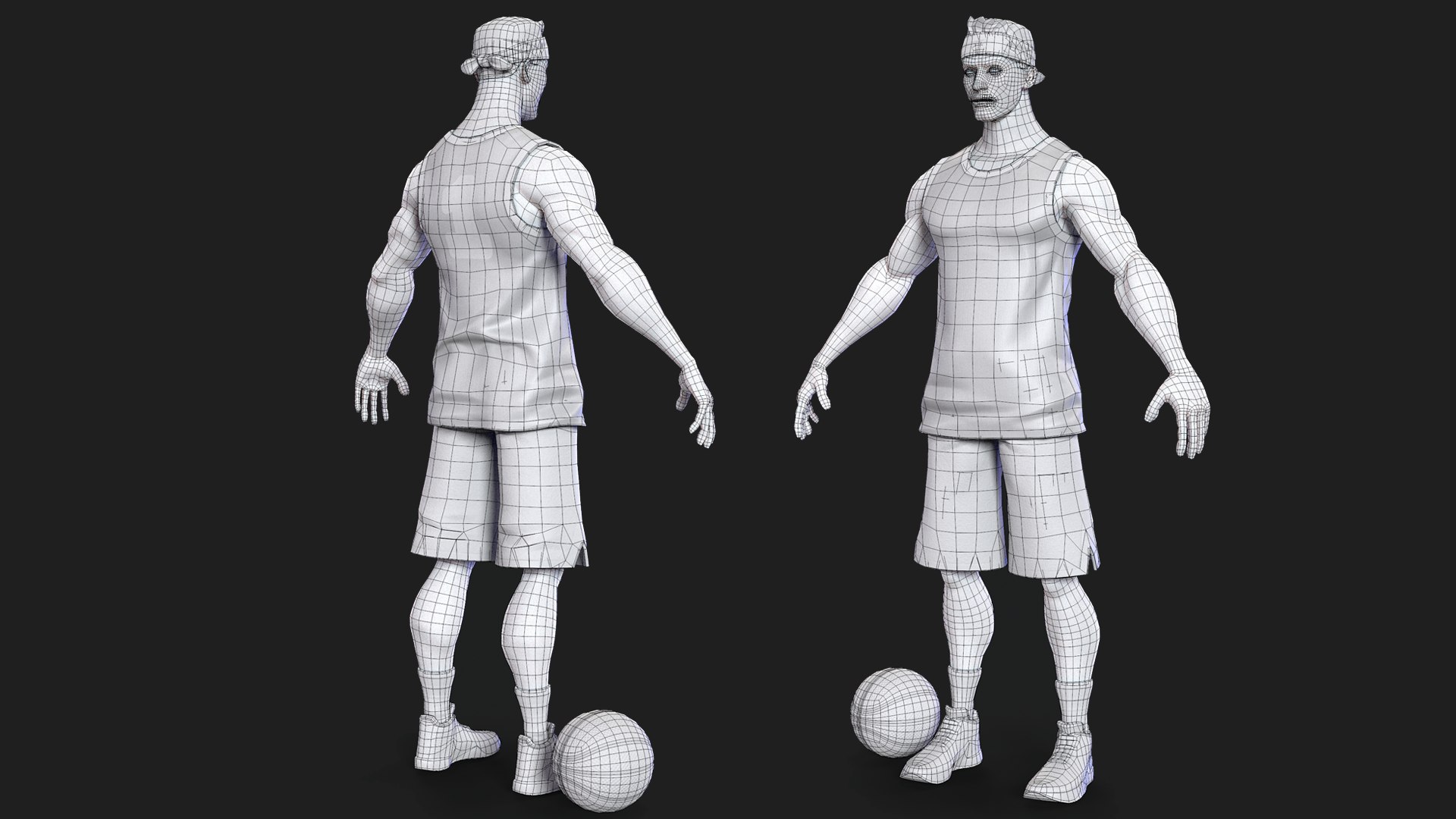 3D Basketball Stylized White Player Model - TurboSquid 1874182