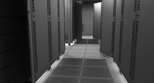 3D server room model - TurboSquid 1343922