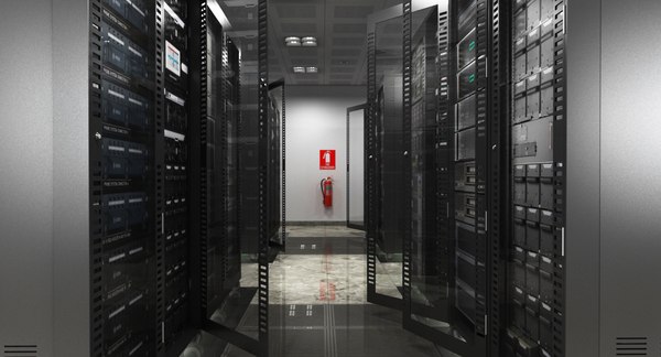 3D server room model - TurboSquid 1343922