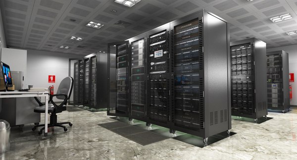 3D server room model - TurboSquid 1343922
