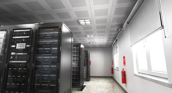 3D server room model - TurboSquid 1343922