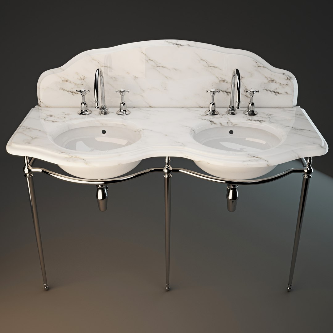 3ds Max Catchpole Rye Double Washstand