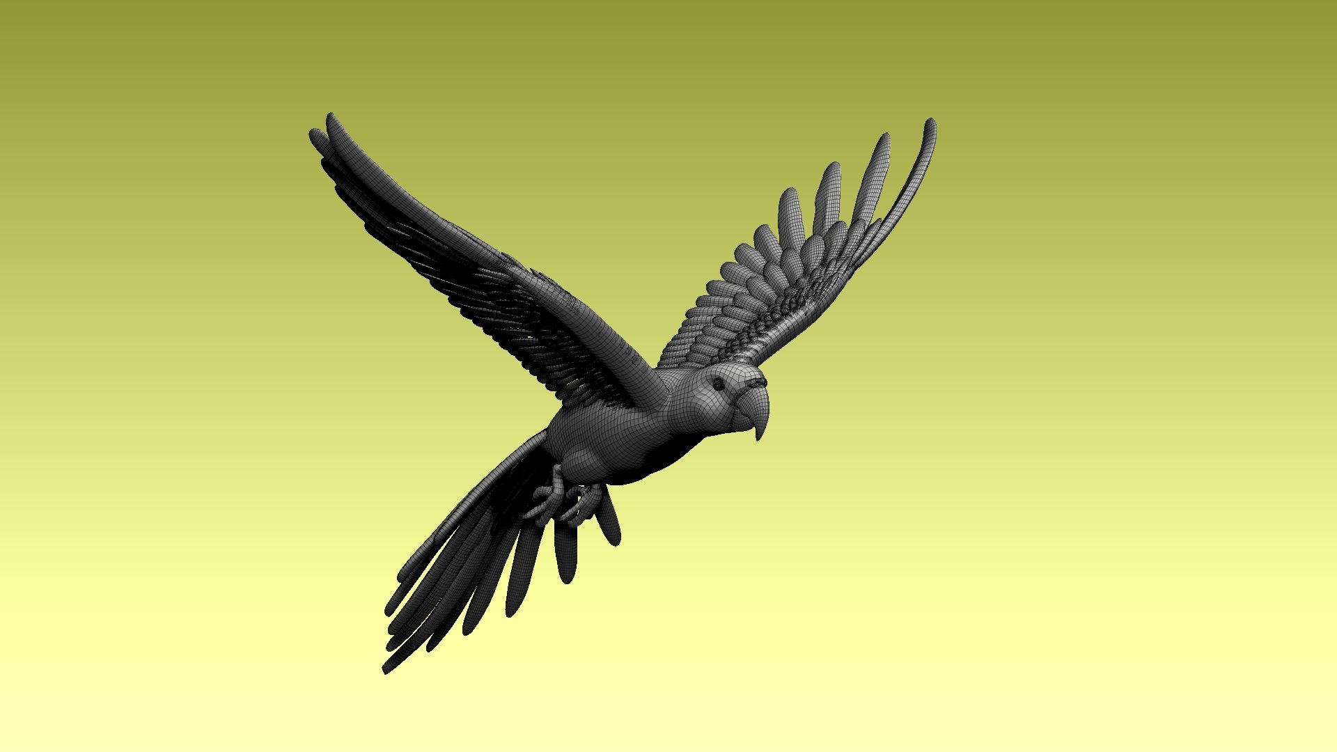 3D Parrot - TurboSquid 1828935