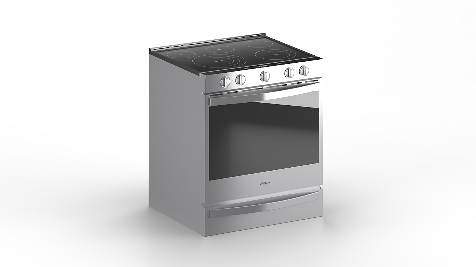 3D Whirlpool Electric Range WEE750H0HZ Model - TurboSquid 2145897