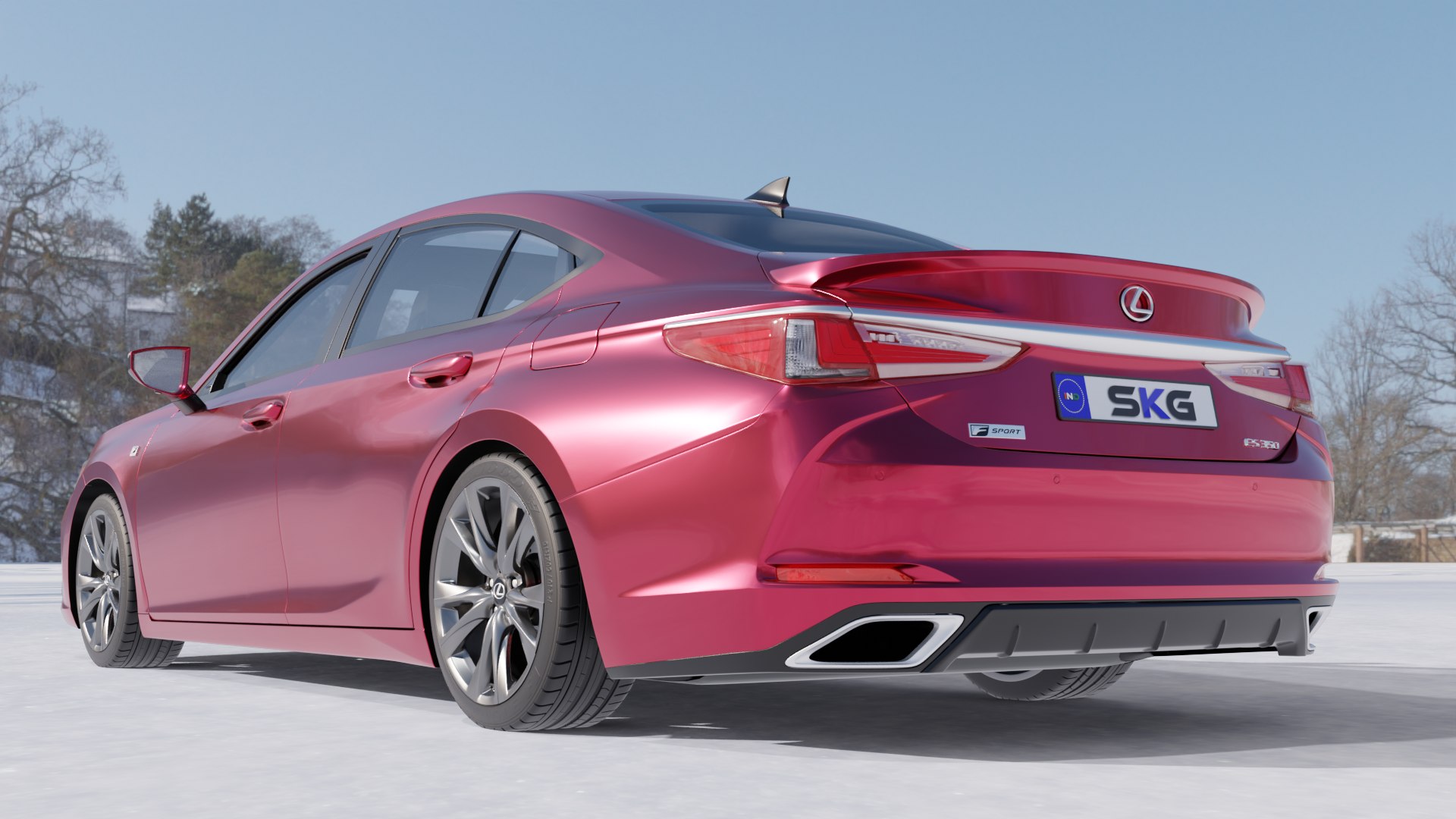 Lexus ES350 F Sport 2021 model - TurboSquid 2132046