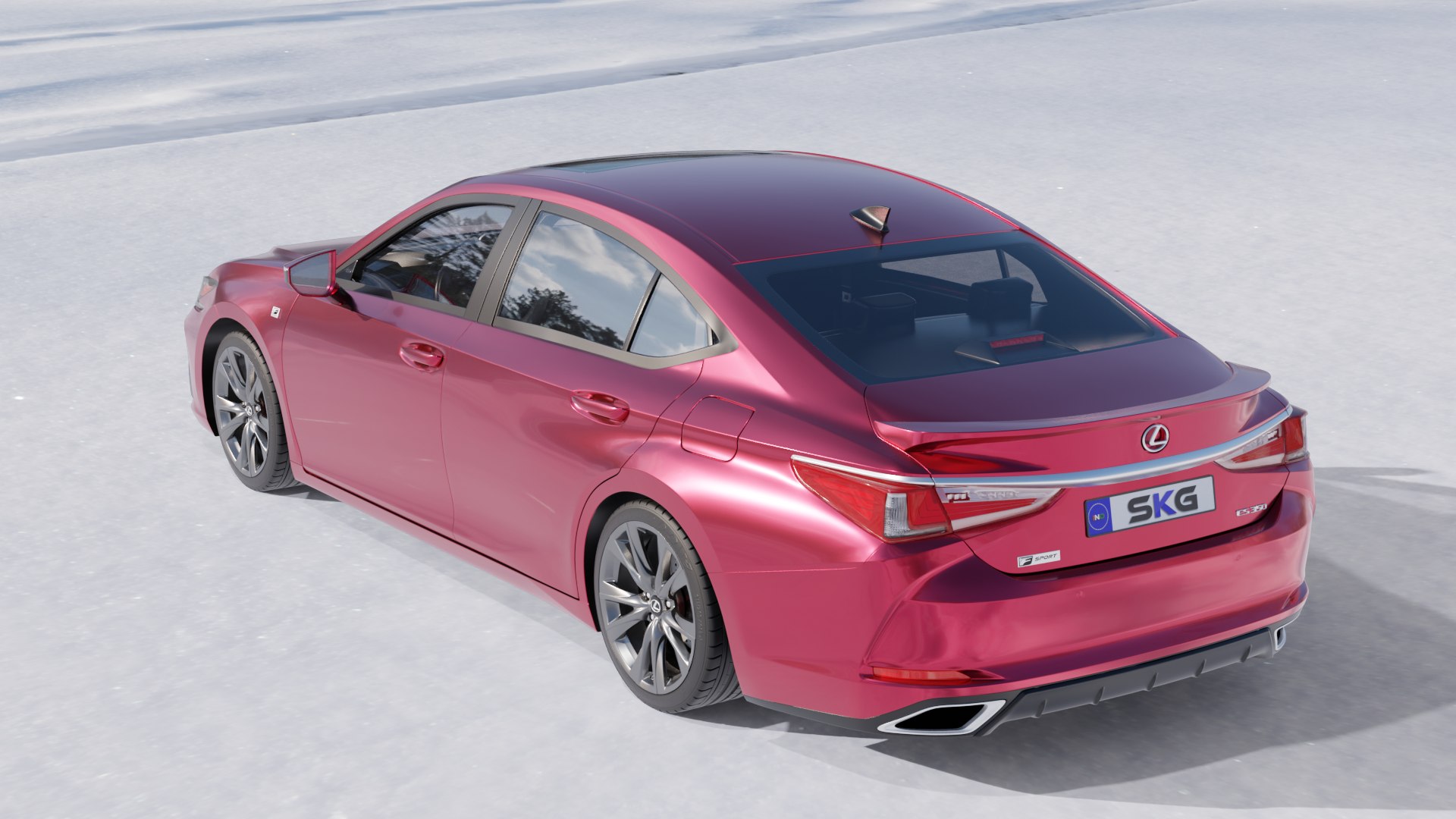 Lexus ES350 F Sport 2021 model - TurboSquid 2132046